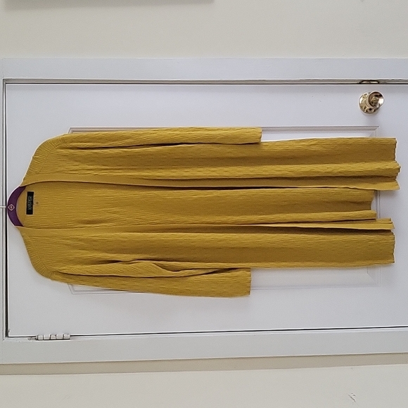 Kasper | Sweaters | Light Mustard Kasper Cardigan Size Xl | Poshmark